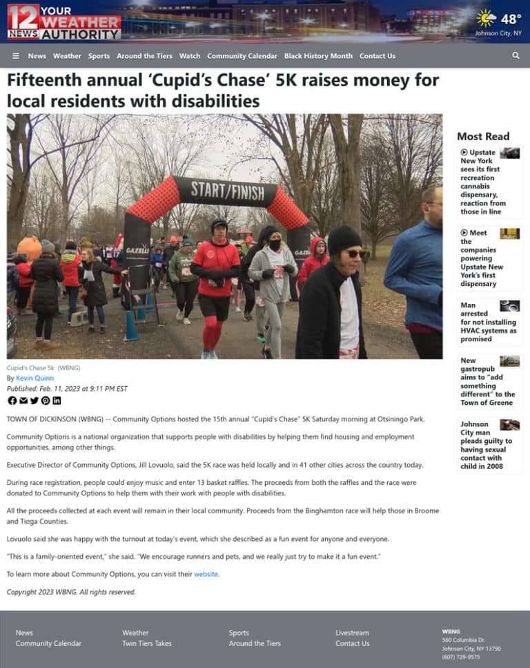 Fifteenth annual Cupid’s Chase 5K raises money for local residents with ...