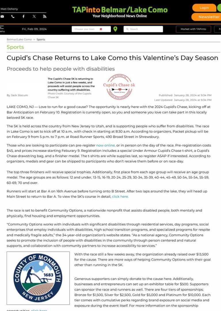 Cupid’s Chase Returns to Lake Como this Valentine’s Day Season ...